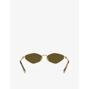 Miu Miu Mu 56zs Irregular Sunglasses