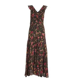 Paige Silk Floral Sharleen Maxi Dress