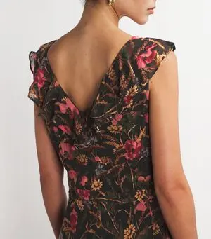 Paige Silk Floral Sharleen Maxi Dress