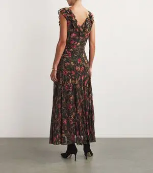 Paige Silk Floral Sharleen Maxi Dress