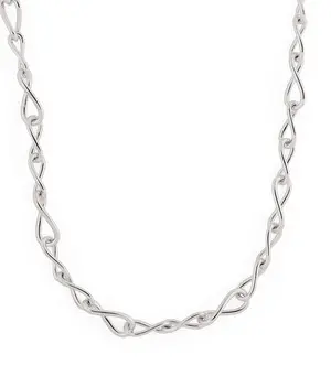 ASTRID & MIYU Infinity Chain Necklace - Silver