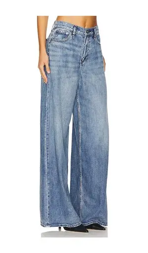 Rag & Bone Featherweight Sofie Wide Leg Jeans - Beverly