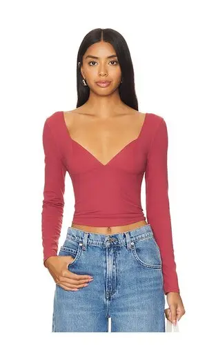 Free People V Neck Bodysuits