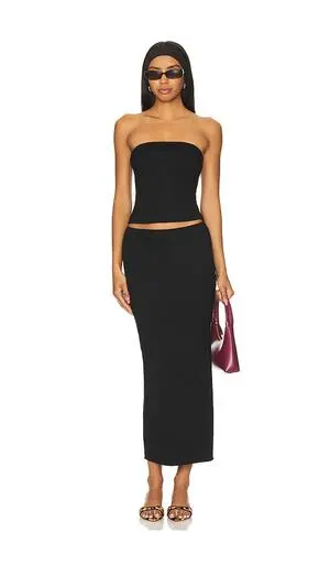 ALL THE WAYS Natalie Skirt Set - Black