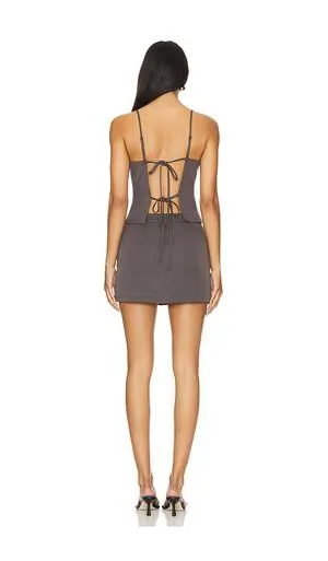 ALL THE WAYS Amity Skirt Set In Charcoal