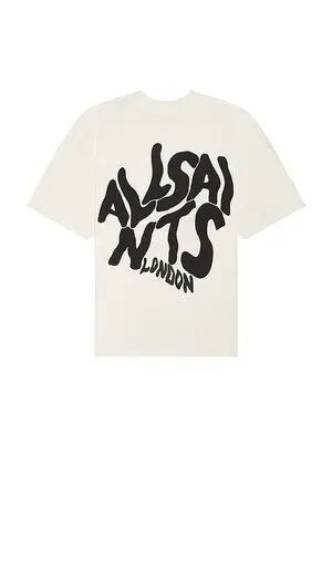 ALLSAINTS Orlando Tee In White - Ashen White