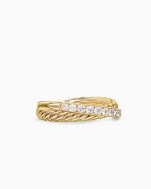 David Yurman Crossover Ring - Diamond