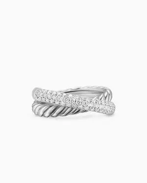 David Yurman Crossover Ring - Diamond