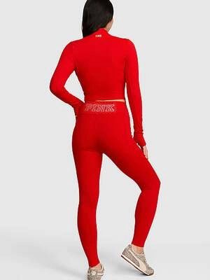 Pink Relay™ Leggings - Red