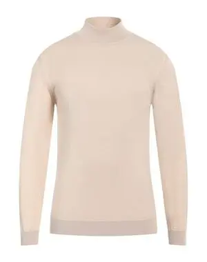 DANIELE FIESOLI Merino Wool Turtleneck - Beige