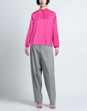 Maje Shirred Jacquard Top