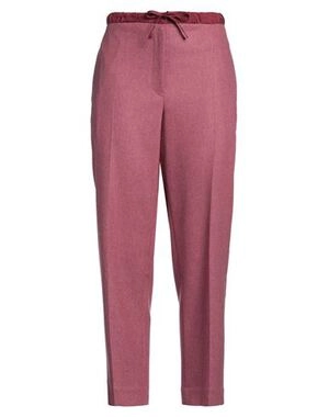 JIL SANDER JIL SANDER Wool Viscose Trousers Garnet