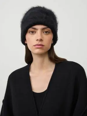 LISA YANG STORE Brushed Beanie - Black