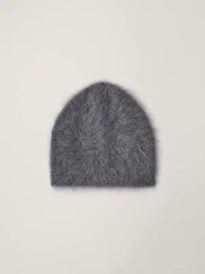 LISA YANG Brushed Beanie - Graphite Brushed
