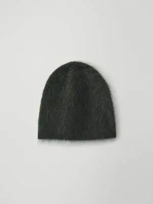 LISA YANG STORE Brushed Beanie Olive