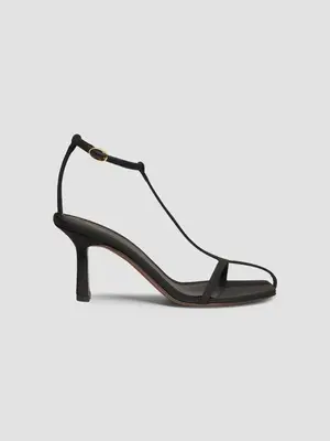 NEOUS Jumel 80mm Leather Sandals - Black