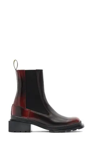 Dr. Martens Maybole Tall Chelsea Boot - Black/cherry Red Brush Off