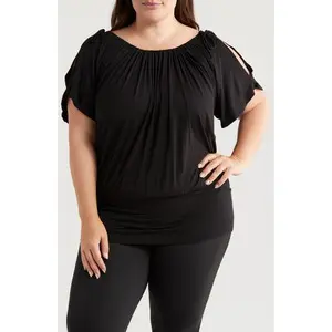 24seven Comfort Apparel Off The Shoulder Blouses