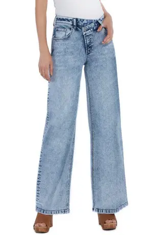 Wash Lab Denim Frill Jeans For Women