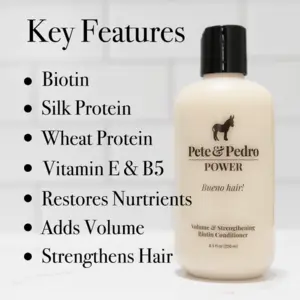 PETE & PEDRO Power Volumizing & Strengthening Biotin Conditioner