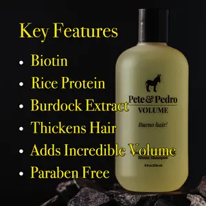 PETE & PEDRO Volume Volumizing & Thickening Biotin Shampoo