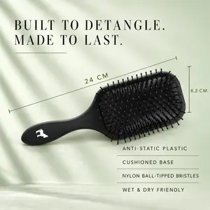 PETE & PEDRO Paddle Detangle Hair Brush - None