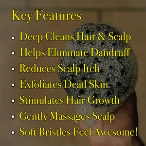 PETE & PEDRO Scalp Massager Shampoo Hair Brush - None