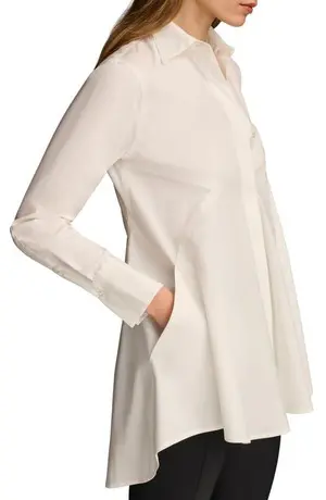 Donna Karan New York High-low A-line Tunic - Cream