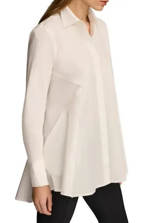 Donna Karan New York High-low A-line Tunic - Cream