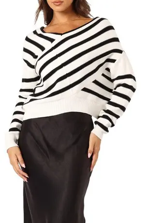 Petal & Pup Striped Sweaters For Women
