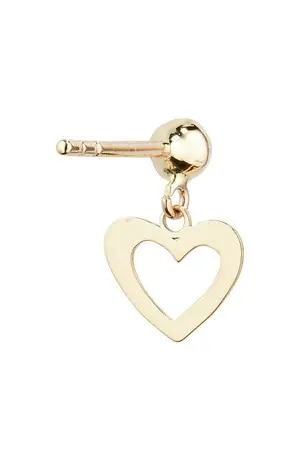 Bony Levy 14k Gold Heart Drop Earrings