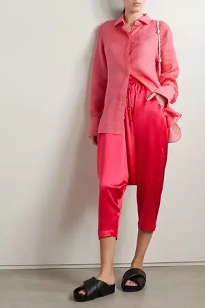 Partow Lyle Cropped Tapered Pants