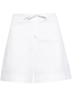 Fabiana Filippi Cotton Bermuda Short - White