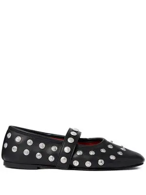 Stella McCartney Stud-embellished Ballerinas - Black