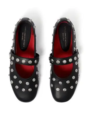 Stella McCartney Studded Mary Jane Ballet Flats - Black
