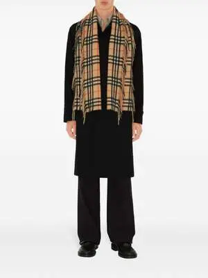 Burberry Check Cashmere Happy Scarf - Neutrals