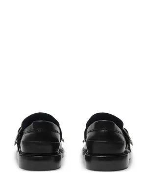 Burberry Leather Cobble Loafers
