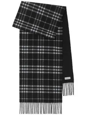 Burberry Reversible Check Scarf - Black