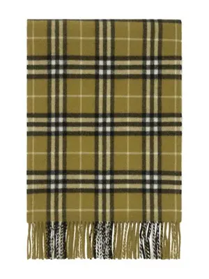 Burberry Checked Cashmere Scarf