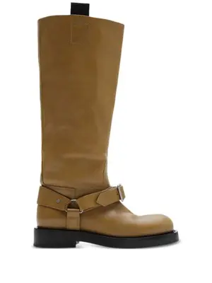 Burberry Leather Biker Boots