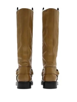 Burberry Leather Biker Boots