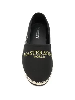 MASTERMIND WORLD Logo Embroidered Espadrilles