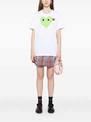 Play Comme Des Garcon Cotton T-shirt - White