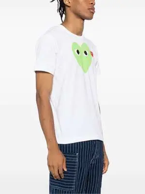 Play Comme Des Garcon Cotton T-shirt - White