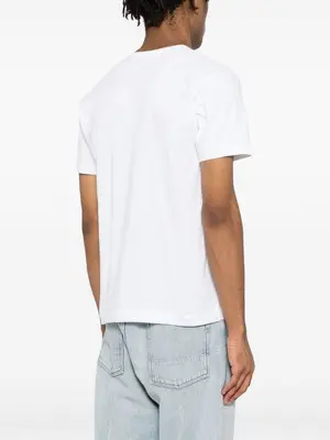 Play Comme Des Garcon Heart-printed T-shirt - White