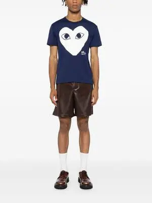 Play Comme Des Garcon Heart-printed T-shirt