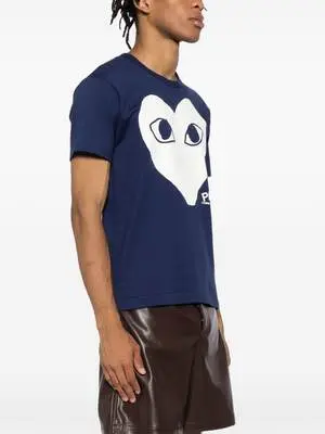 Play Comme Des Garcon Heart-printed T-shirt
