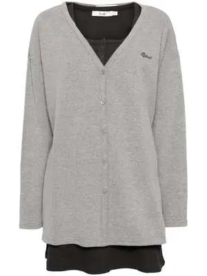 B+AB Layered Button-up Cardigan