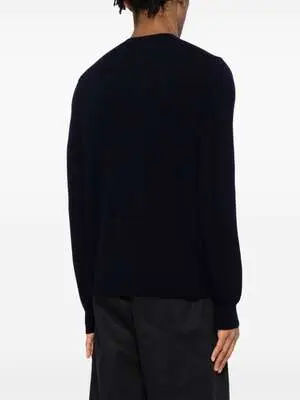 Play Comme Des Garcon Wool Cardigan - Blue