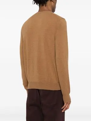 Play Comme Des Garcon Wool Cardigan - Brown